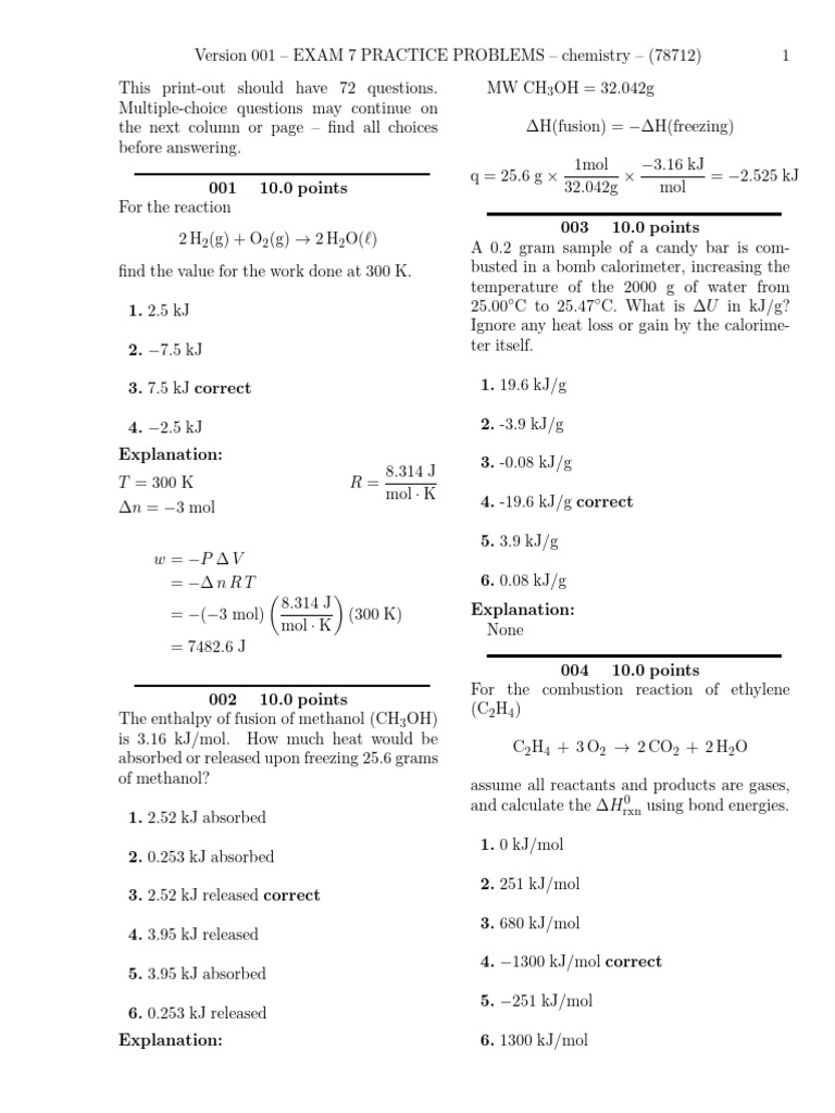Thermodynamics Numericals | PDF | Calorie | Scientific Phenomena