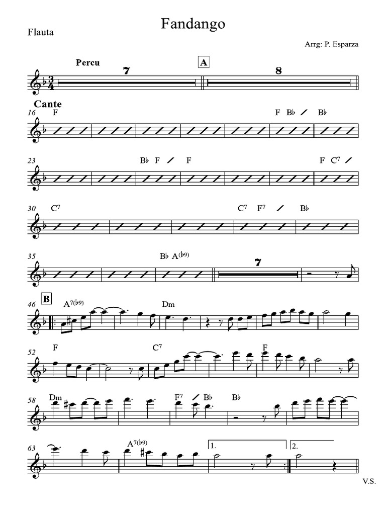 Fandango. Combo - Flauta | PDF