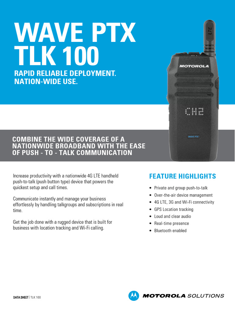 TLK 100 Data Sheet Feb24 | PDF | Bluetooth | 4 G