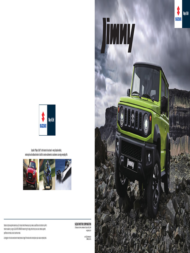 Jimny Brochure | PDF | Four Wheel Drive | Axle