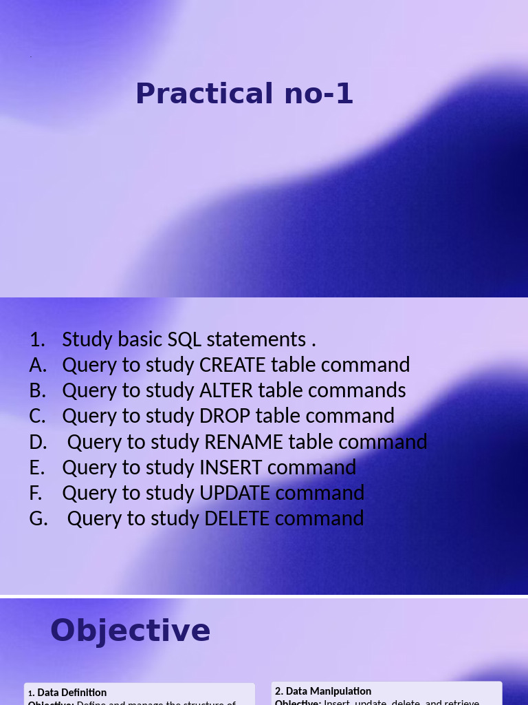 Adbms Lab Practical-1 | PDF | Databases | Information Science