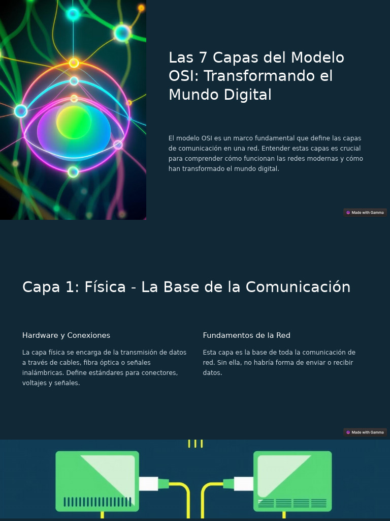 Las 7 Capas Del Modelo OSI Transformando El Mundo Digital | PDF | Red de computadoras | Modelo osi