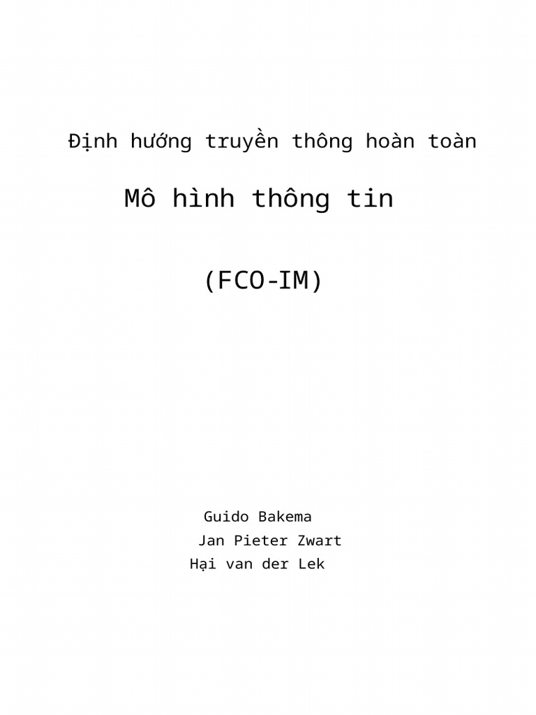 FCO-IM book (1) | PDF