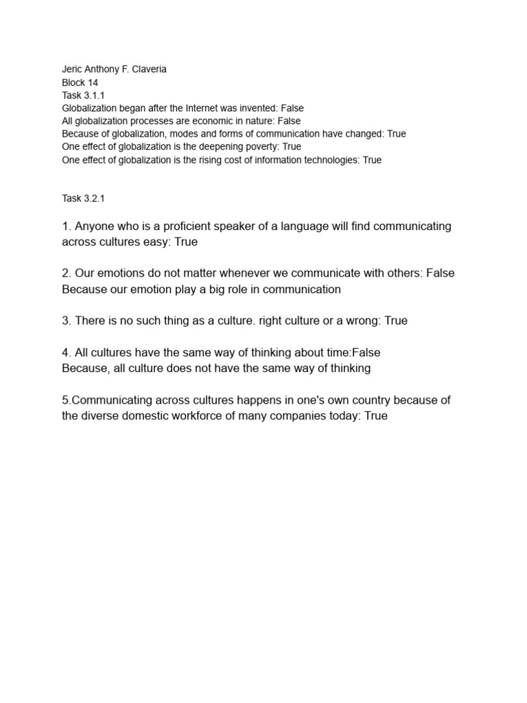 Task Jeric Claveria | PDF