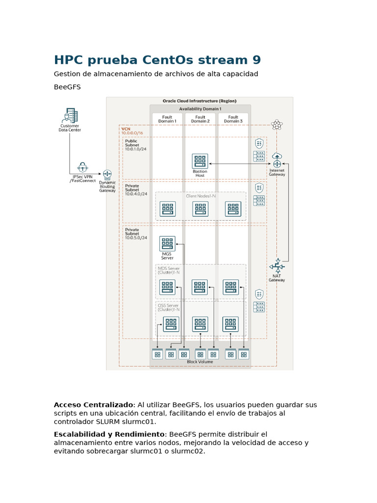 HPC Parte 3 - BeeGFS - V1.0 | PDF | Autenticación | Archivo de computadora