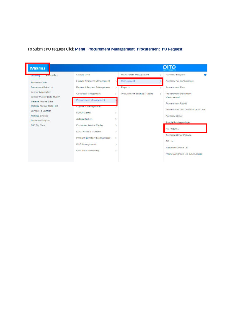 PO Request Application | PDF