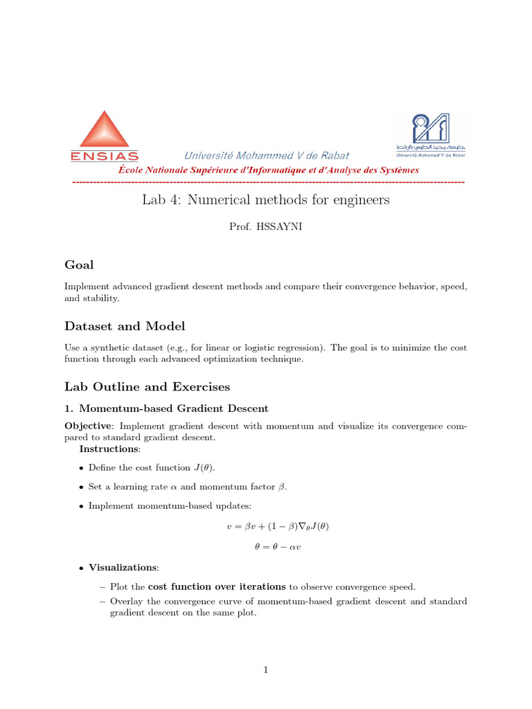 Lab4_Optimization | PDF | Analysis | Applied Mathematics