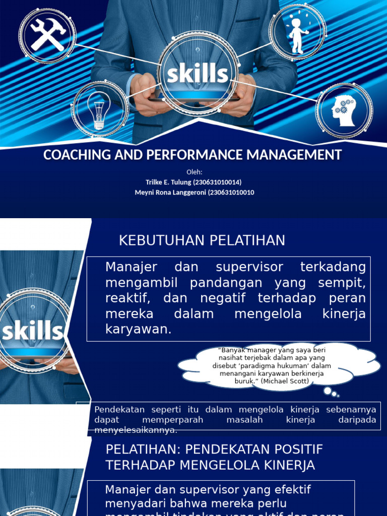 Presentasi - Coaching Dan Performance Management | PDF