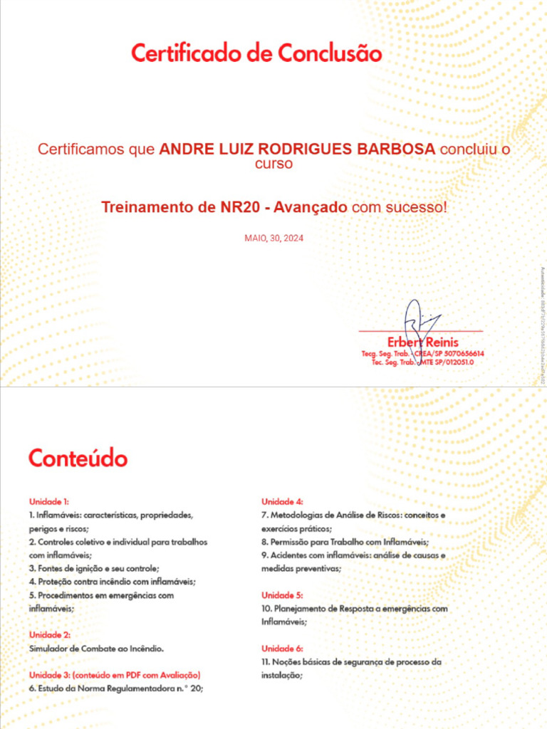 Treinamento de NR20 | PDF