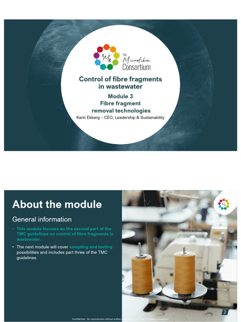 TMC Module 3 Technologies Long v1.0 | PDF | Sewage Treatment | Membrane
