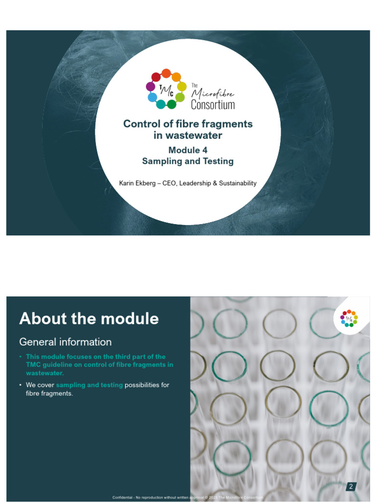 Microfibre Fragment Testing Guidelines | PDF | Sewage Treatment | Membrane