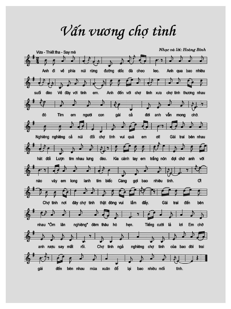 Van Vuong Cho Tinh | PDF