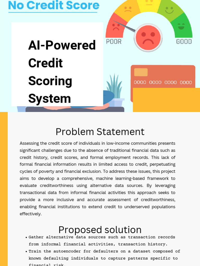 AI-Powered Credit Scoring System | PDF | Machine Learning | Artificial Intelligence