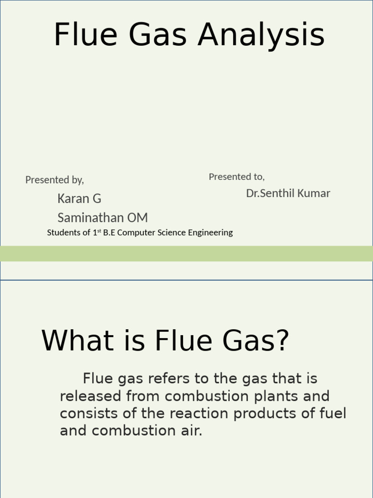 Flue Gas Analysis CSE | PDF | Energy Technology | Transparent Materials