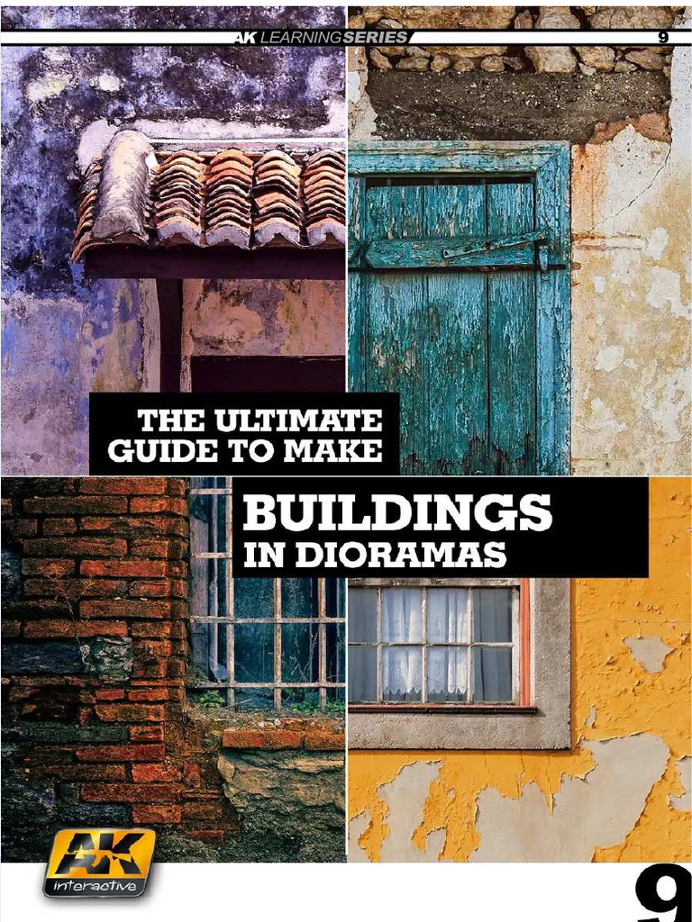 AK Interactive Diorama Techniques Guide | PDF | Plaster | Concrete