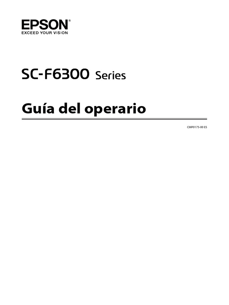 Manual f6300 | PDF | Papel | Impresora (Computación)
