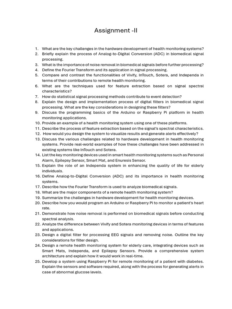 Assignment II | PDF | Analog To Digital Converter | Spectral Density