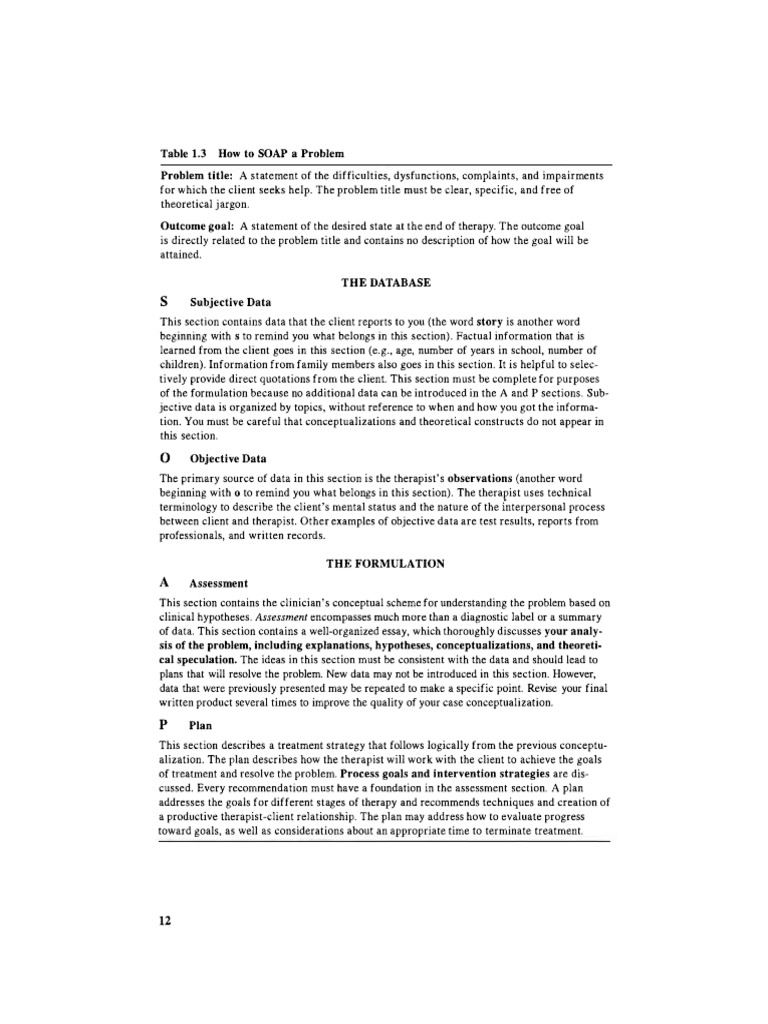 How To SOAP A Problem | PDF