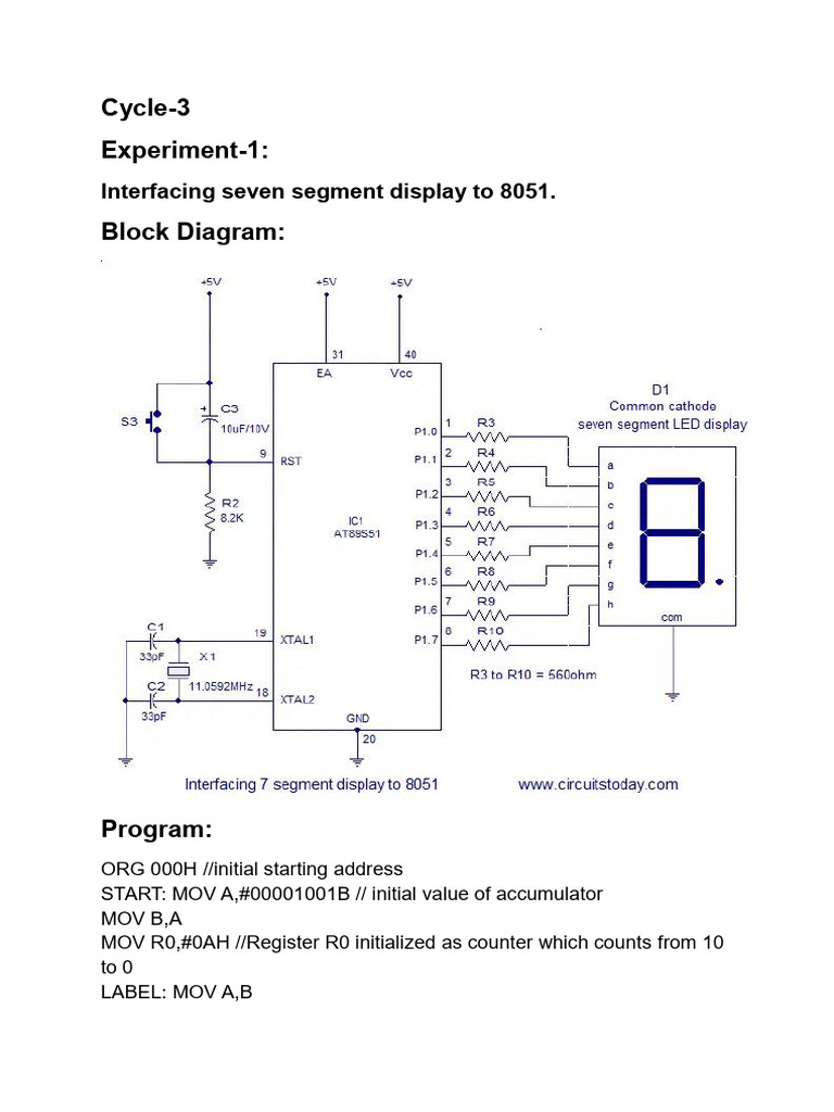 Cycle3 Interfacing Program | PDF | Computer Hardware | Computer Engineering