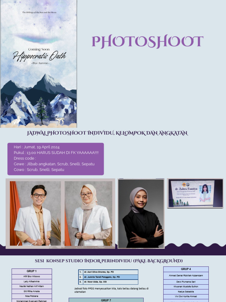 Photoshoot Pubdok | PDF