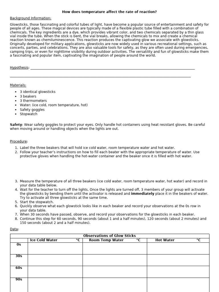 Annotated-Explore_Rate of Reaction Lab.docx | PDF | Applied And ...