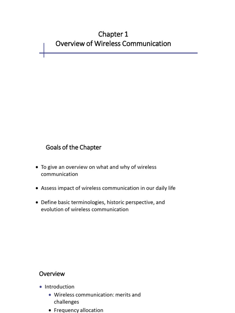 Chapter 1 Lecture 1 Pdf Duplex Telecommunications Radio Spectrum
