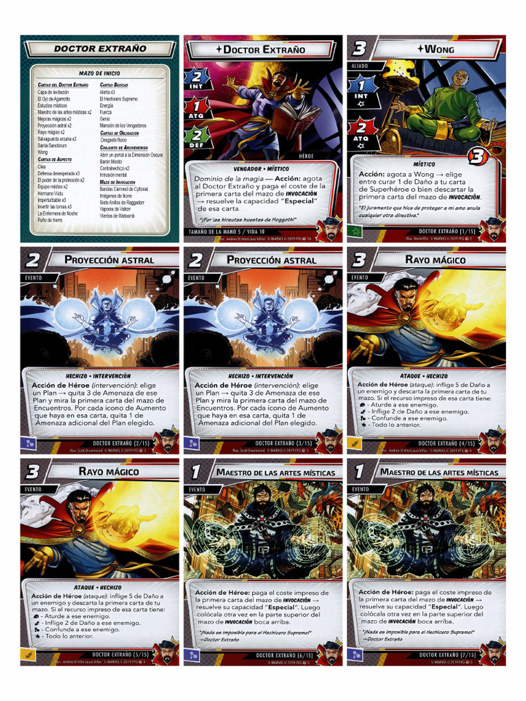 Mazo del Doctor Extraño en Marvel | PDF | Personajes creados