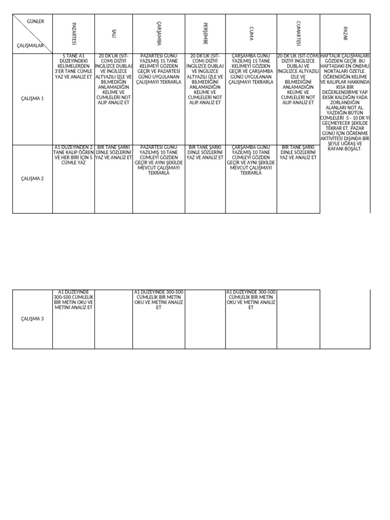 Ing Program - Yeni | PDF