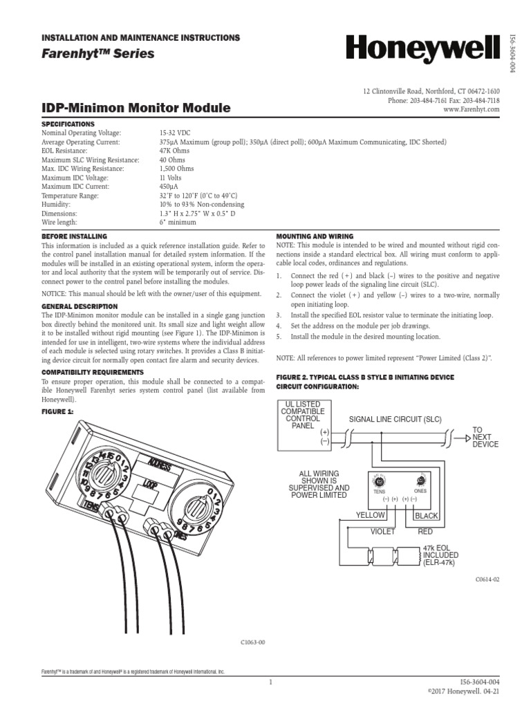 Idp Minimon Manual | PDF | Electrical Wiring | Electrical Resistance ...