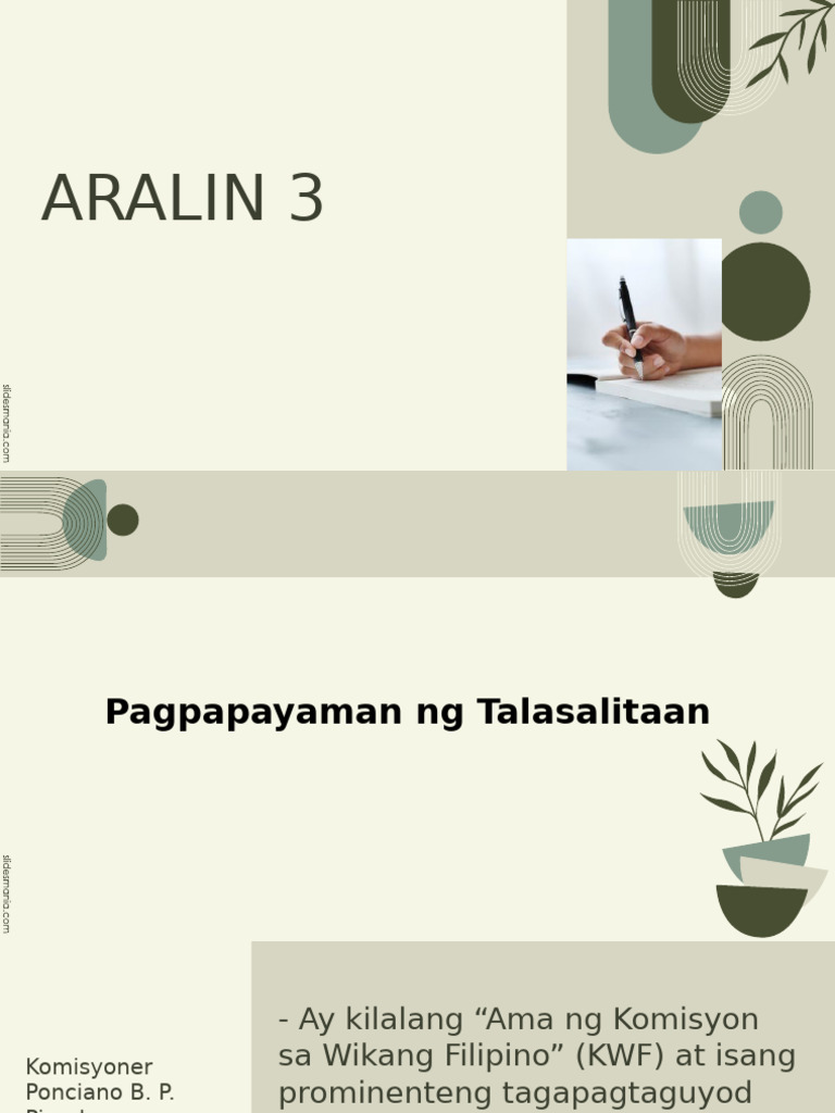 ARALIN-3 | PDF