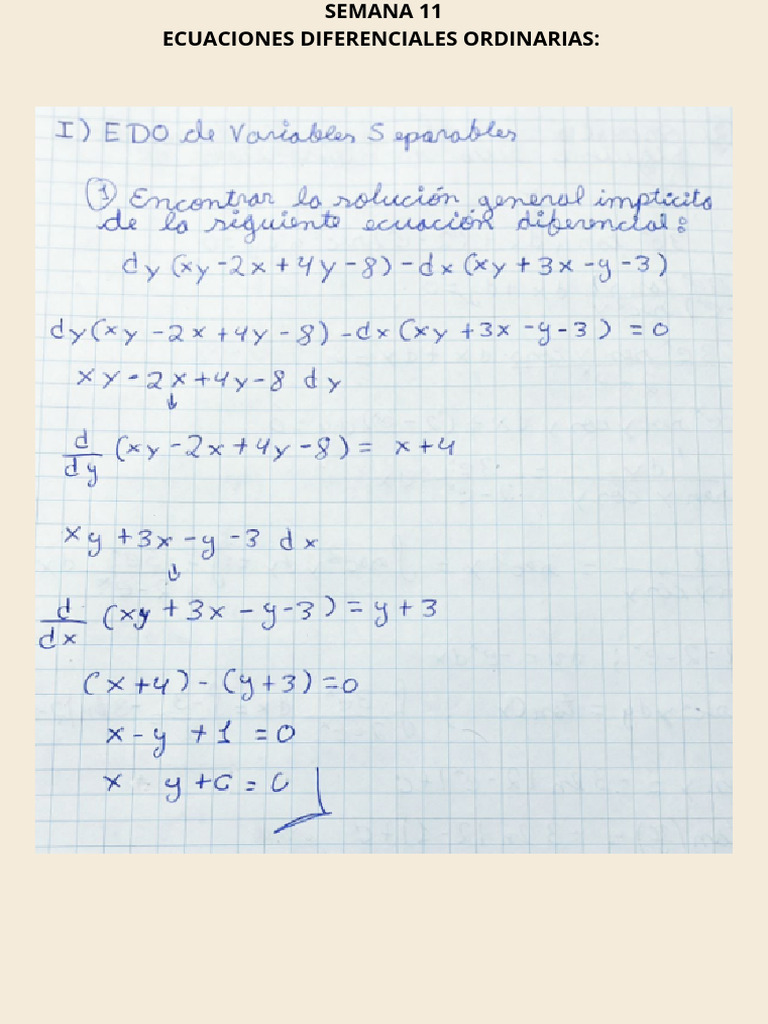 MATEMATICA III Ejercicios 11,12,13,14-Salida | PDF