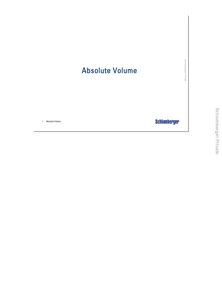 231M009 Absolute Volume | PDF | Density | Volume