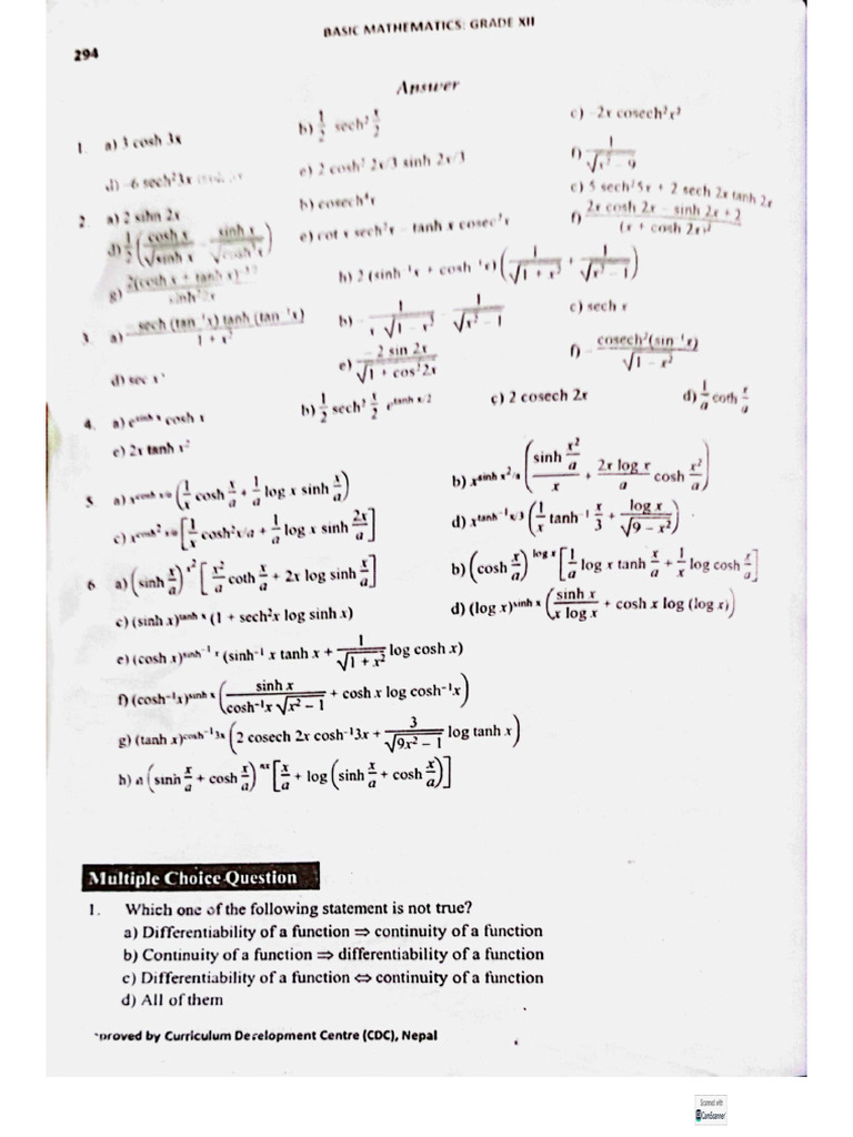 Math MCQ | PDF