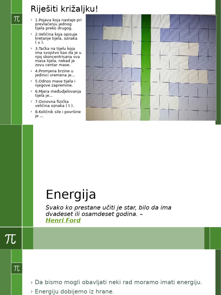 Energija O | PDF