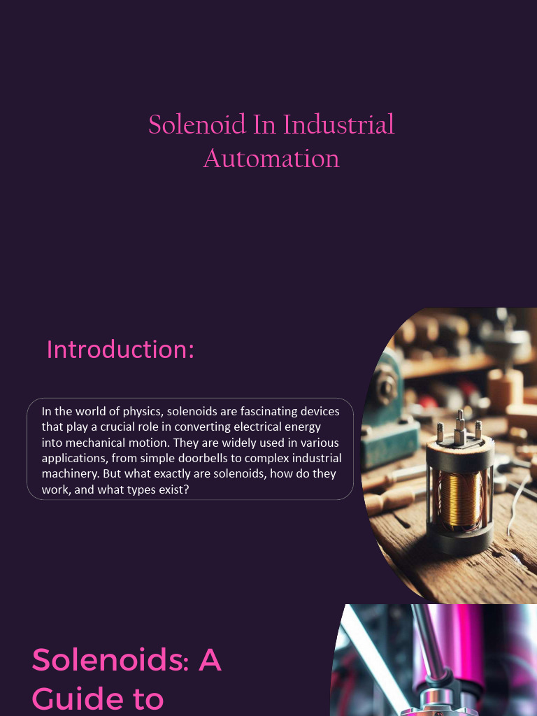 Solenoids a Guide to Industrial Automation (1) | PDF | Actuator | Machines