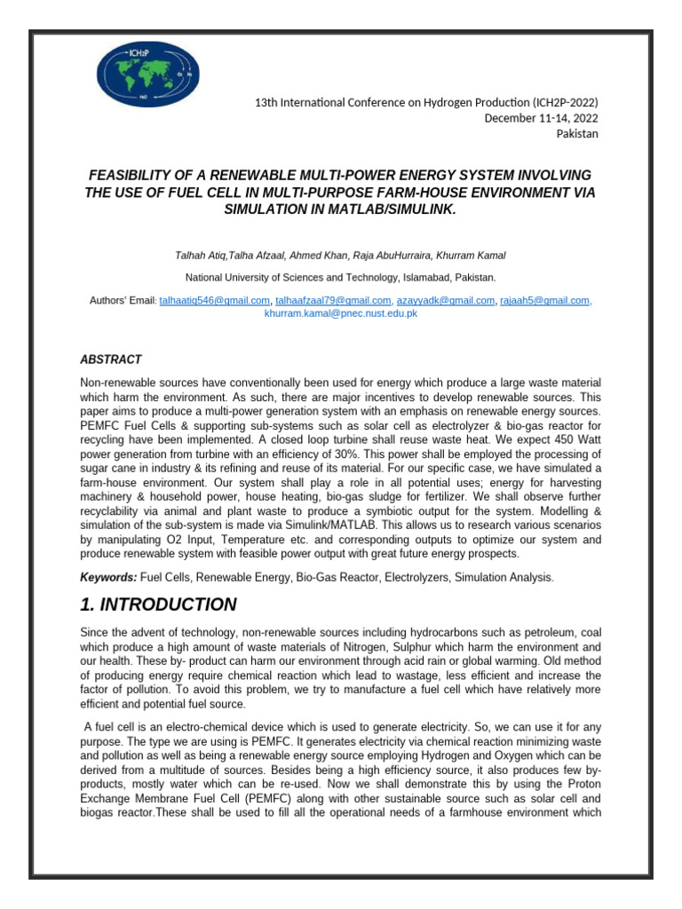 FULL PAPER | PDF | Photovoltaic System | Photovoltaics