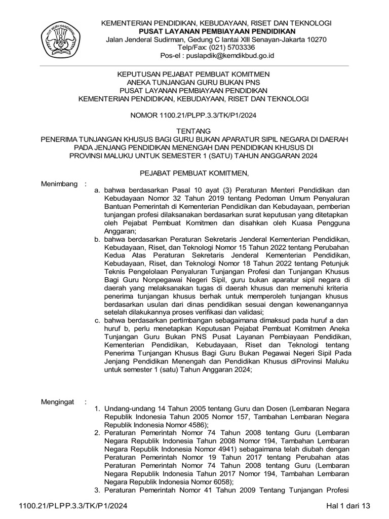 Antun-Kh-1100.21 PLPP.3.3 TK P1 2024 | PDF