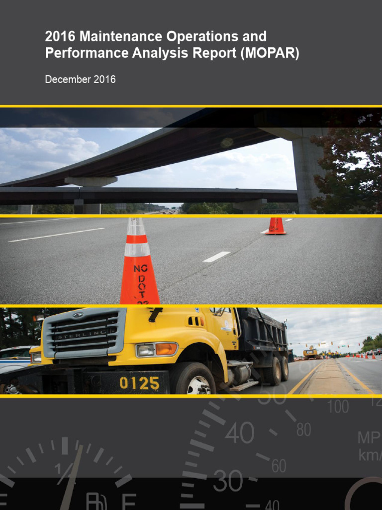 2016 Maintenance Operations and Performance Analysis Report (MOPAR ...
