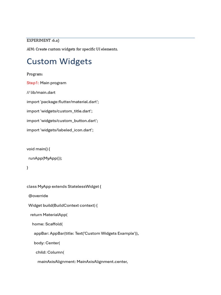 exp-6(a) | PDF | Computer Programming | Software Development