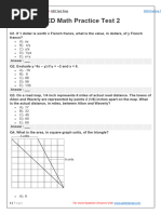 GEd Math Practice Test 2025 | PDF | Interest | Elementary Geometry