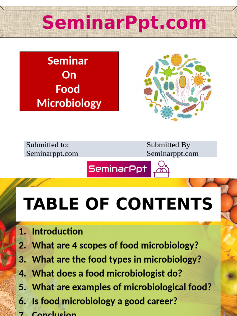 Food Microbiology: Understanding Microbial Roles in Food Safety and ...