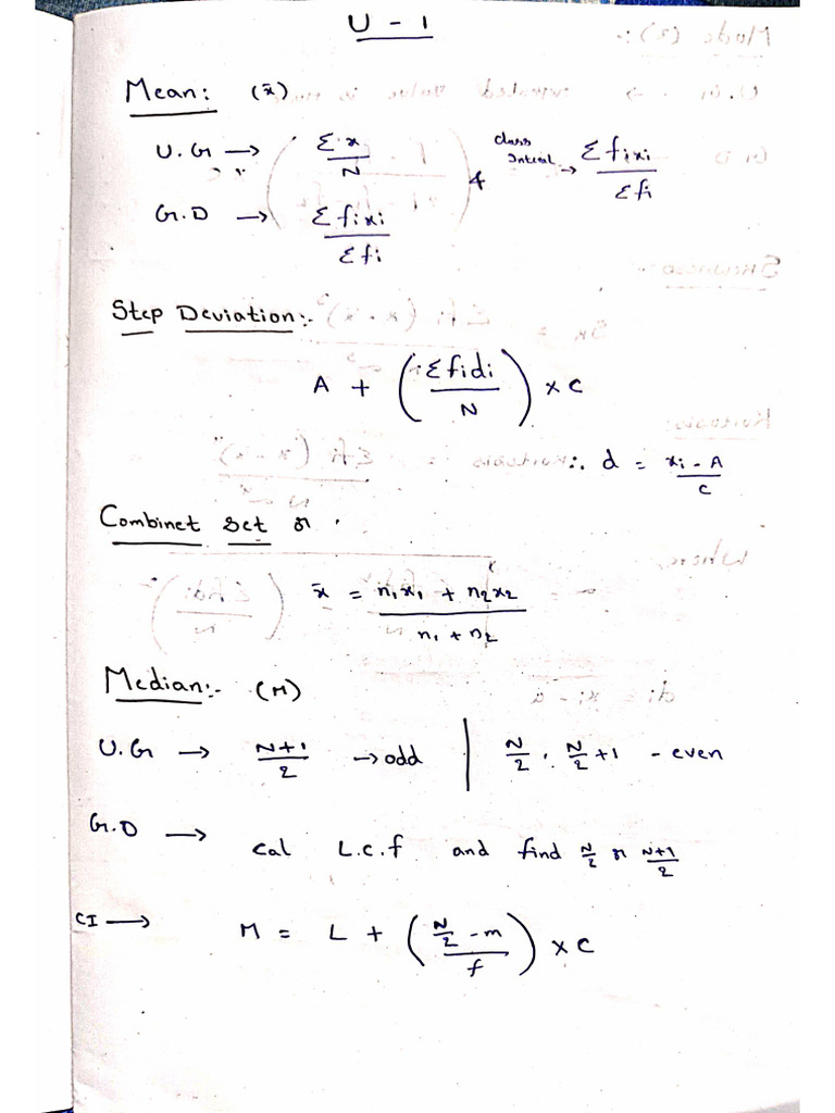 p & s Formulas | PDF