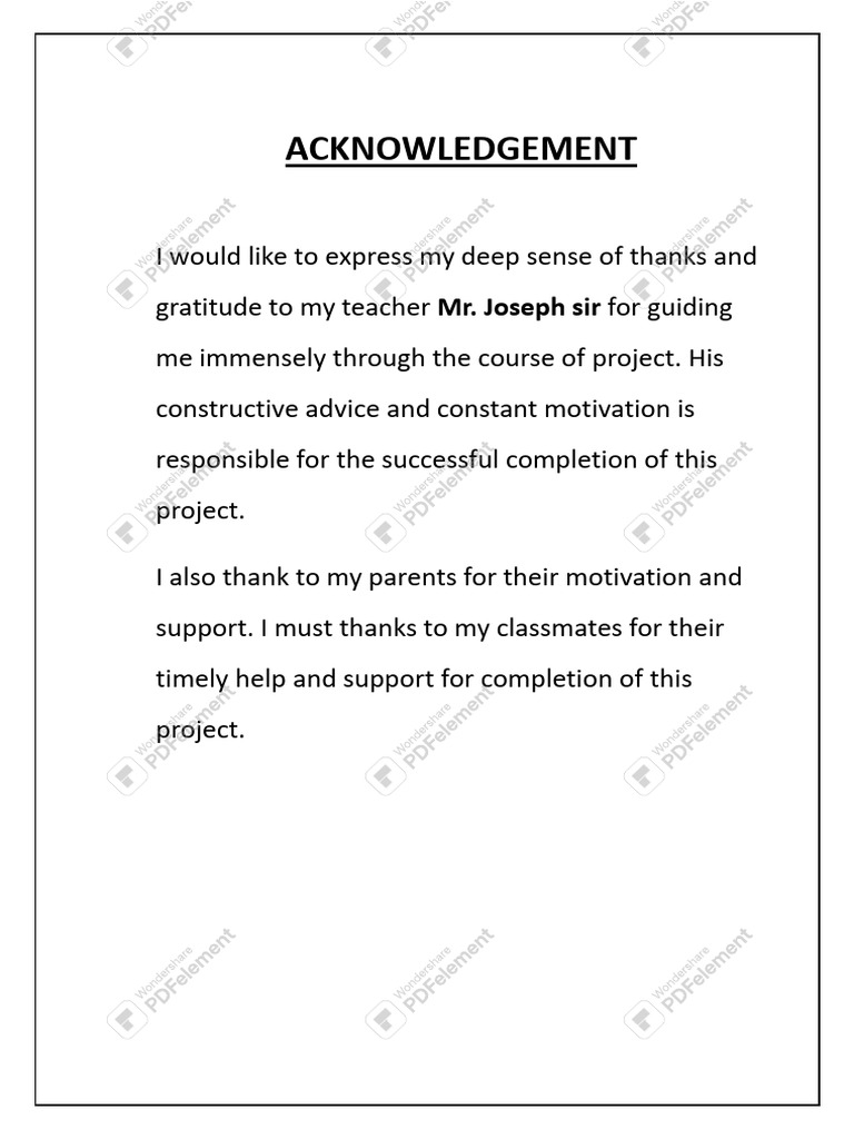 Acknowledgement & Lab Certificate | PDF