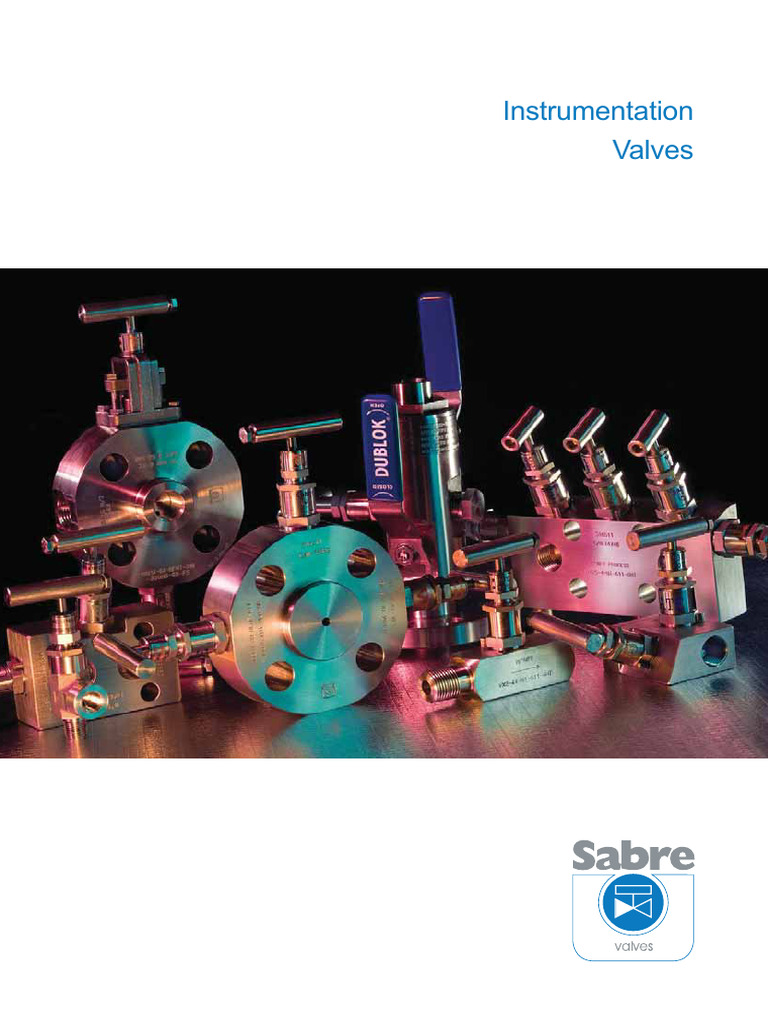 Sabre Instrument Valves Overview | PDF | Valve | Pipe (Fluid Conveyance)