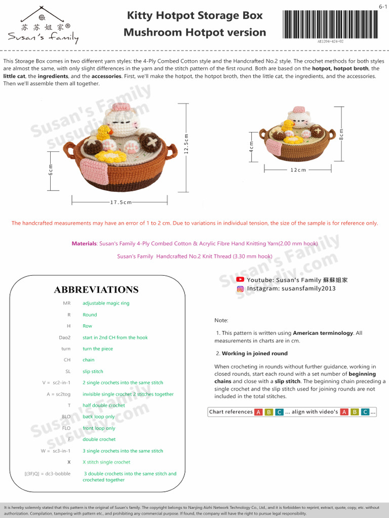Kitty_Hotpot_Storage_Box-Mushroom_Hotpot_version_pattern | PDF