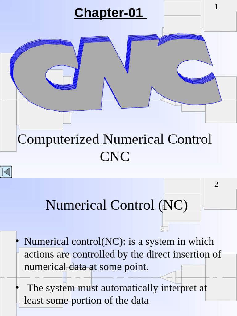 Ch-1. Introduction to CNC Machines | PDF | Numerical Control ...