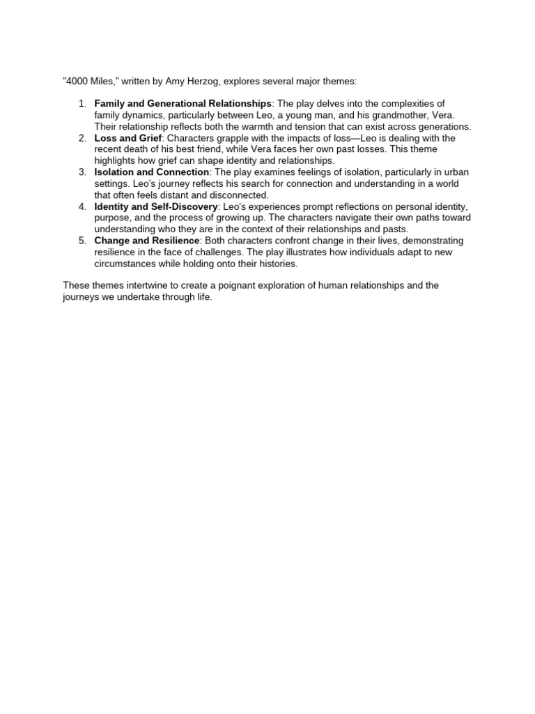 Major Themes | PDF