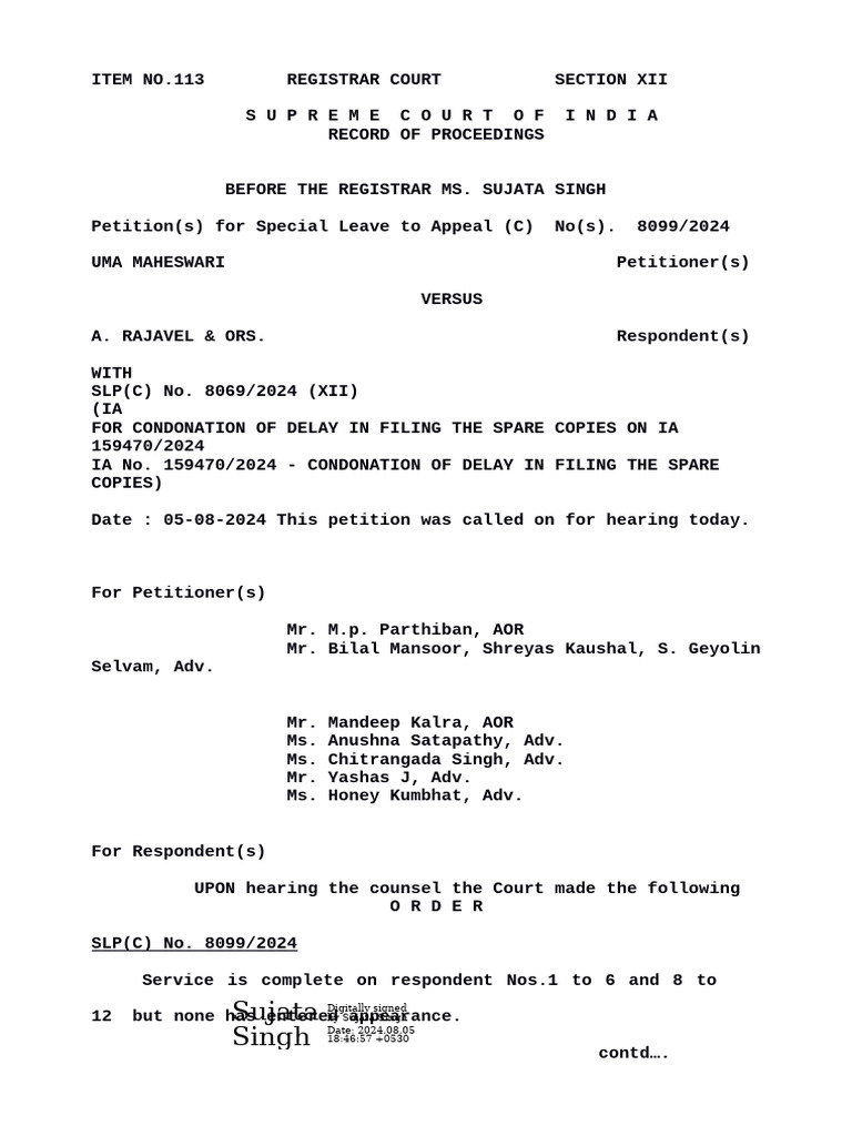 2024 21 113 53511 Order 05-Aug-2024 | PDF | Judiciaries | Justice