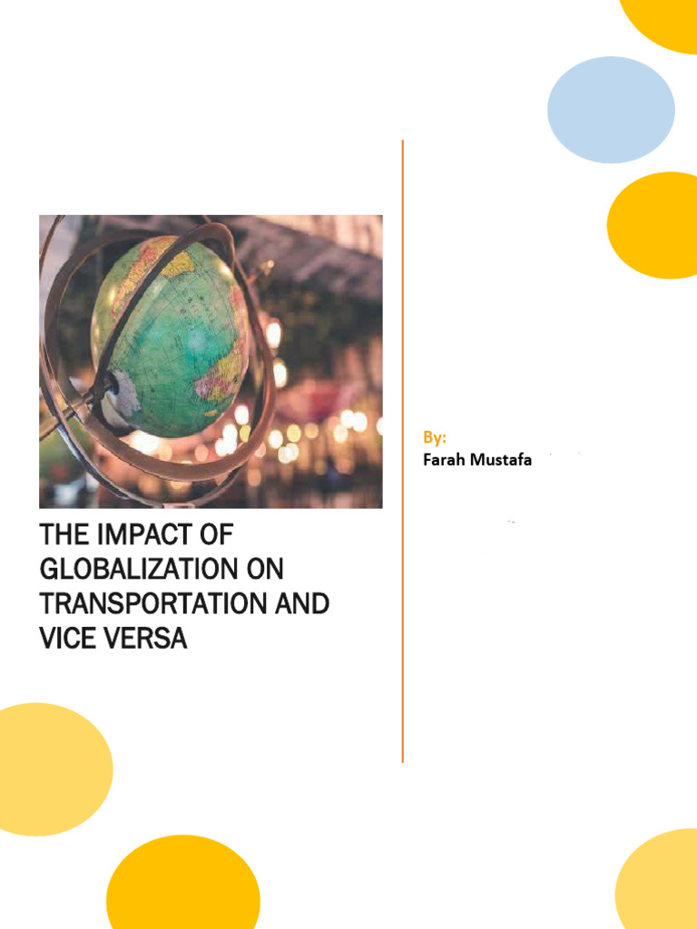 Globalization and Transportation | PDF | Globalization | Transport