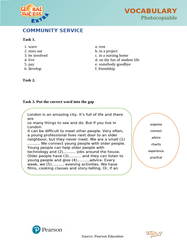 Unit 3 Extra - Vocabulary | PDF